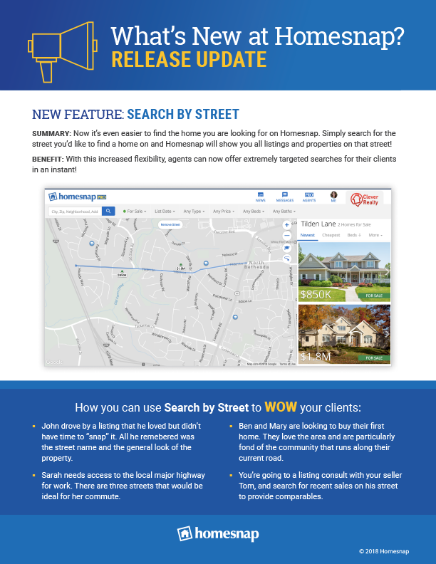 There’s a new game-changing Homesnap feature! | MRED Blog